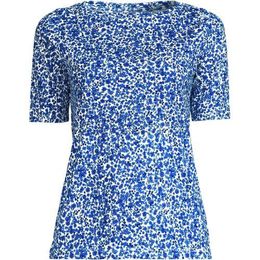 LANDS' END Supima-Shirt mit ellbogenlangen Ärmeln, Damen,  Weiß, Baumwolle, by Lands' End