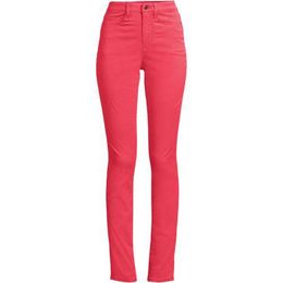 LANDS' END Slim Fit Shaping-Chinos, Damen,  Pink, Baumwolle, by Lands' End