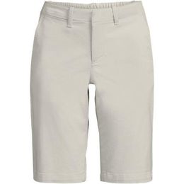LANDS' END Chino-Bermudas, Damen,  Beige, Elasthan/Baumwoll-Mischung, by Lands' End