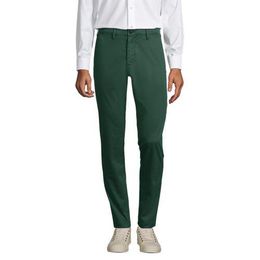 LANDS' END Ultimativ-Chino in Wunschlänge, Slim Fit, Herren,  Grün, Baumwolle/Elasthan/Polyester, by Lands' End