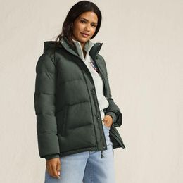 LANDS' END Wasserabweisende Daunenjacke, Damen,  Grün, Nylon/Daunen, by Lands' End