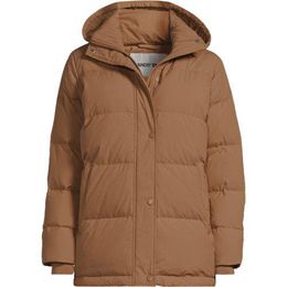 LANDS' END Wasserabweisende Daunenjacke, Damen,  Beige, Nylon/Daunen, by Lands' End