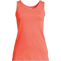 LANDS' END Baumwoll-Top, Damen,  Orange, Baumwolle, by Lands' End