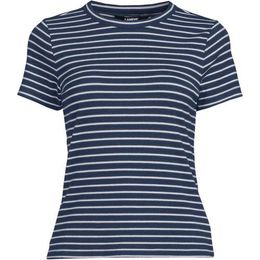 LANDS' END T-Shirt aus softem Viskosemix, Damen,  Blau, Viskose/Polyester-Mischung, by Lands' End