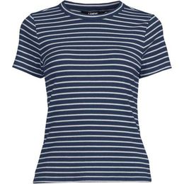 LANDS' END T-Shirt aus softem Viskosemix, Damen,  Blau, Viskose/Polyester-Mischung, by Lands' End