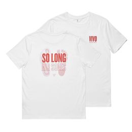Vivobarefoot So Long Airsoles T-Shirt Bekleidung Unisex weiß