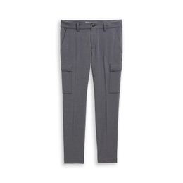 Tom Tailor Herren TTTAPERED Cargo Hose, grau, Uni, Gr. 32/32