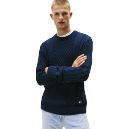 Tommy Jeans Badge Cable Knit M - Pullover - Herren