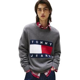 Tommy Jeans TJM Melange Flag M - Pullover - Herren