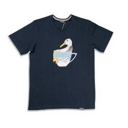 Lakor Seagull in a Cup T-Shirt blueberry - Gr&ouml;&szlig;e XXL