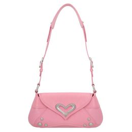 Pinko Schultertasche Damen Gr&ouml;&szlig;e One Size rosa / silber