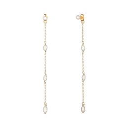 Elli Premium Ohrringe Damen Gr&ouml;&szlig;e One Size gold / perlwei&szlig;