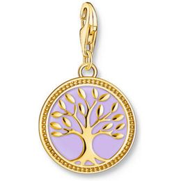 Thomas Sabo Anh&auml;nger Damen Gr&ouml;&szlig;e One Size gold / lavendel