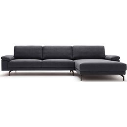 Ecksofa "CR.450 elegantes Designsofa mit hohem Sitzkomfort", schwarz (anthrazitgrau, schwarzgrau), B:294cm H:95cm T:178cm, CREATION BY ROLF BENZ, Sofas, Ecksofa