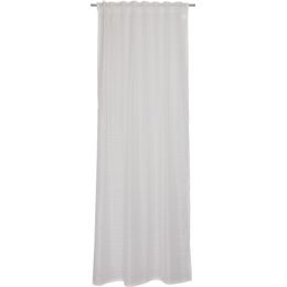 Vorhang Esprit "Jil", weiß (sanftes weiß), B:130cm H:250cm, Polyester, Gardinen, halbtransparent