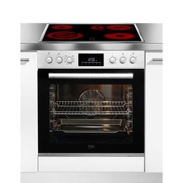 Beko Elektro-Herd-Set "BBUM12321X", Energieeffizienz: A (A+++-D), silber (edelstahl, look), Herdsets