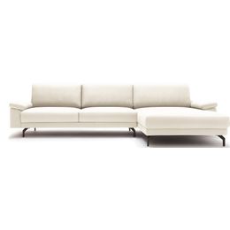 Ecksofa "CR.450 elegantes Designsofa mit hohem Sitzkomfort", wei&szlig; (perlwei&szlig;), B:274cm H:95cm T:178cm, CREATION BY ROLF BENZ, Sofas, Ecksofa