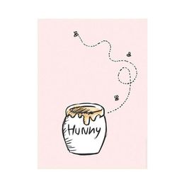 Bild Komar "Winnie the Pooh Hunny Pot", bunt (farbe bild(er): bunt), B:40cm H:50cm, Holz, Papier, Bilder, Wandbild zur Dekoration im Kinderzimmer - ohne Rahmen