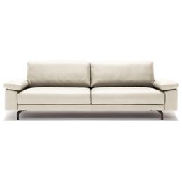 3-Sitzer "CR.450 elegantes Designsofa mit hohem Sitzkomfort", grau (graubraun), B:220cm H:85cm T:95cm, CREATION BY ROLF BENZ, Sofas