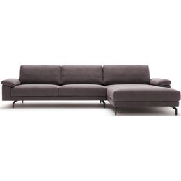 Ecksofa "CR.450 elegantes Designsofa mit hohem Sitzkomfort", lila (purpurviolett, steingrau), B:294cm H:95cm T:178cm, CREATION BY ROLF BENZ, Sofas, Ecksofa