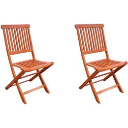 Klappstuhl Garden Pleasure "ANGWIN", braun (braun, braun), B:45cm H:90cm T:55cm, Massivholz, Stühle, 2er Set