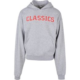 Kapuzensweatshirt Urban Classics "Urban Classics Herren Classics College Hoody", Herren, Gr. S, grau, 65% Baumwolle, 35% Polyester, unifarben, Sweatshirts