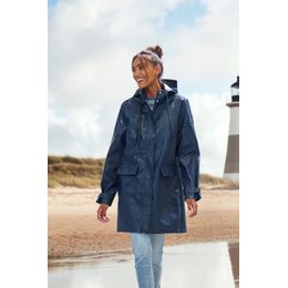 ELBSAND Damen Regenjacke, marineblau, Größe 36