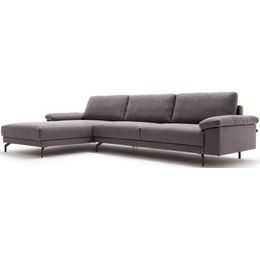 Ecksofa "CR.450 elegantes Designsofa mit hohem Sitzkomfort", lila (purpurviolett, steingrau), B:294cm H:95cm T:178cm, CREATION BY ROLF BENZ, Sofas, Ecksofa