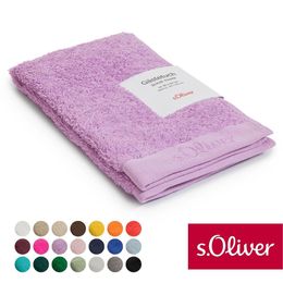 Gästehandtuch s.Oliver "s.Oliver, Premium Qualität, 600 gr/m², auch als Sets erhältlich", lila, B:30cm L:50cm, Walkfrottier, Baumwolle, Handtücher, große Farbauswahl, auch als Duschtuch, Waschhandschuh, Handtuch