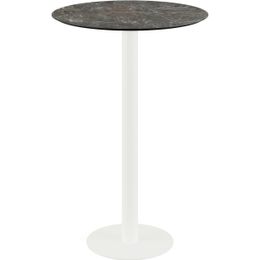 Klapptisch Essentials "Urban", weiß (weiß, galaxy marble, weiß), B:70cm H:109,2cm T:70cm, Pulverbeschichteter Stahl, Tische, in verschiedenen Ausführungen