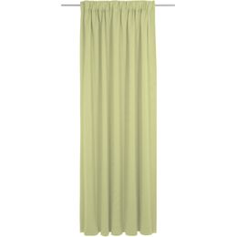 Vorhang Adam "Uni Collection light", grün, B:142cm H:405cm, Baumwolle (Bio-Baumwolle), Gardinen, aus 100% Bio-Baumwolle
