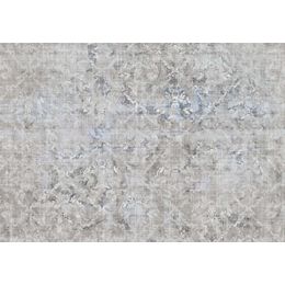 Vliestapete Komar "Digitaldruck Vlies - Origins - Größe 400 x 280 cm", blau (blau, grau), B:400m L:280m, Vlies, Tapeten, Wohnzimmer, Schlafzimmer
