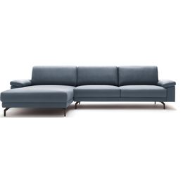 Ecksofa "CR.450 elegantes Designsofa mit hohem Sitzkomfort", blau (blaugrau), B:274cm H:95cm T:178cm, CREATION BY ROLF BENZ, Sofas, Ecksofa