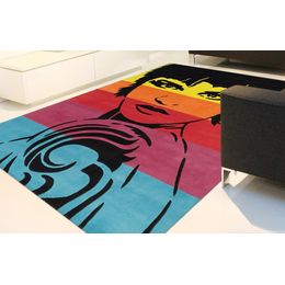 Teppich Arte Espina "Joy 4019", bunt (multi), B:140cm H:22mm L:200cm, Obermaterial: 100% Modacryl, Teppiche, Teppich, Sehr strapazierf&auml;hig, Fu&szlig;bodenheizungsgeeignet