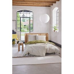 Bettw&auml;sche Esprit "Caja", gr&uuml;n, B/L: 155cm x 220cm, 1 Stk., 1 Stk., Seersucker, B/L: 80cm x 80cm, 2 Stk., Seersucker, Obermaterial: 100% Baumwolle, Bettw&auml;sche, Bettw&auml;sche, mit Wendefunktion