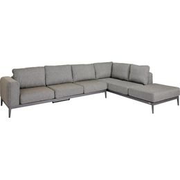 Gartenlounge-Set Best "Athene", grau (anthrazit,), B:322cm H:67cm T:230cm, Obermaterial: 70% Polyurethan, 30% Polypropylen, Sitzmöbel-Sets, Lounge-Set