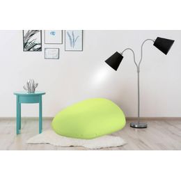 Sitzsack Kayoom "Jump, Sitzsack-Kissen, einfach gestaltet, weich gefüllt", grün, B:78cm H:50cm T:101cm, Bezug: Lycra 82% Nylon 18% Elasthan Füllungmaterial: EPS-Perlen, Sitzsäcke, komfortabel, modern, sorgfältige Verarbeitung, Außenhülle dehnbar