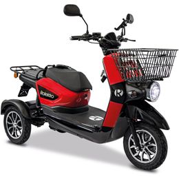 Elektromobil Rolektro "Rolektro E-Carrier 25 V.3 Lithium ohne Koffer", rot (rot, schwarz), ElektromobileB:71cm H:125cm L:177,5cm, B:71cm H:125cm L:177,5cm