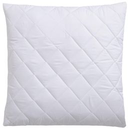 Microfaserkissen my home "Microlux Kopfkissen 40x80 cm, 80x80 cm", weiß, B:80cm L:80cm, Bezug: 100% Polyester. Füllung: 100% Polyester, Kopfkissen, Kissen, in den Farben: weiß, blau, rosa & grün