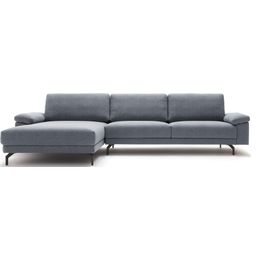 Ecksofa "CR.450 elegantes Designsofa mit hohem Sitzkomfort", blau (saphierblau, steingrau), B:274cm H:95cm T:178cm, CREATION BY ROLF BENZ, Sofas, Ecksofa