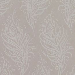 Vliestapete SUPERFRESCO EASY "Quill", lila (helllila), B:0,52m L:10,05m, Vlies, Tapeten, Pfauenfeder 10 m x 0.52 m