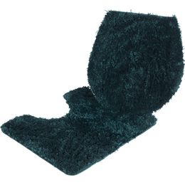 Badematte "Narami" Gr. 10, grün (dunkelgrün), H:30mm, Polyester, LeGer Home by Lena Gercke, Badematten, Badteppich, weiche Badematten durch Mikrofaser