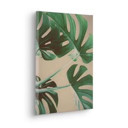 Leinwandbild Komar "Wild at Home - Größe 30 x 40 cm", grün (farbe bild(er): grün, braun), B:30, Papier, Bilder, Keilrahmenbild mi Echtholzrahmen