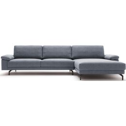 Ecksofa "CR.450 elegantes Designsofa mit hohem Sitzkomfort", blau (saphierblau, steingrau), B:294cm H:95cm T:178cm, CREATION BY ROLF BENZ, Sofas, Ecksofa
