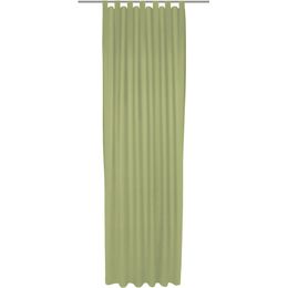 Vorhang Adam "Uni Collection", gr&uuml;n, B:142cm H:295cm, Baumwolle (Bio-Baumwolle), Gardinen, Blickdichter aus 100% Bio-Baumwolle