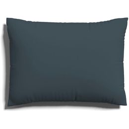 Kissenbezug Schlafgut "EASY Jersey", grau (grau deep), B:40cm L:60cm, Jersey, Obermaterial: 100% Baumwolle, Kissenbezüge, Kissenhülle mit Reißverschluss, weich und saugfähig, Kissenbezug