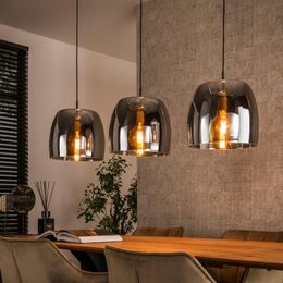 Onooro Teramo Pendelleuchte 3-flammig, E27, BE614-8018/39G, 3L "drift"