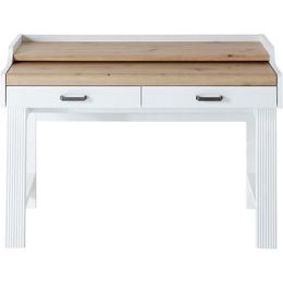 Konsolentisch Innostyle, weiß (pinie hell, tischplatte artisan eiche, pinie hell, artisan eiche), B:120cm H:84cm T:53cm, Tische