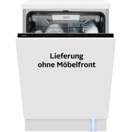 Amica vollintegrierbarer Geschirrspüler "EGSPV 590 900", Energieeffizienz: C (A-G), silber (silberfarben), B:59,8cm H:81,5cm T:55cm, Geschirrspüler