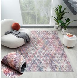 Teppich "Diana", bunt, B:160cm H:10mm L:230cm, Polyester, MyFlair MÖBEL & ACCESSOIRES, Teppiche, bedruckt, modernes Design, In- & Outdoor geeignet, waschbar